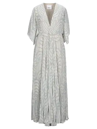 Erika Cavallini Maxi Pleated Dress - Blue
