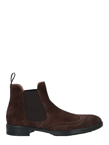 DOUCAL'S Ankle Boots In Leather - Brown
