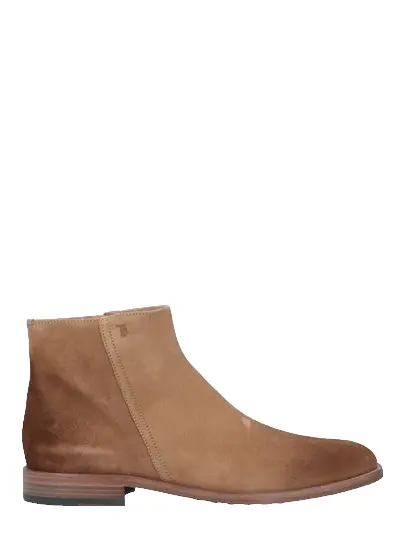TOD'S Ankle Boots In Leather - Beige