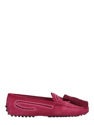 TOD'S Leather Loafers - Purple