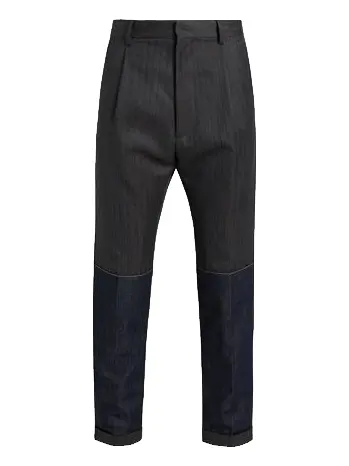Dsquared2 Tailored Virgin Wool & Cotton Pants - Brown