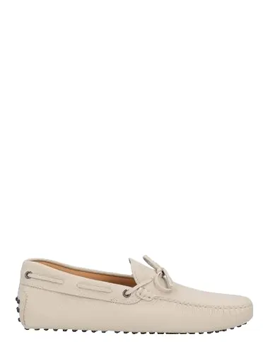 TOD'S Leather Loafers - Grey