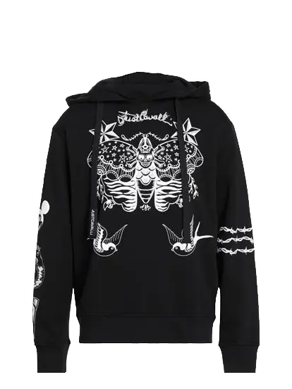 Just Cavalli Printed Cotton Sweatshirt - Black