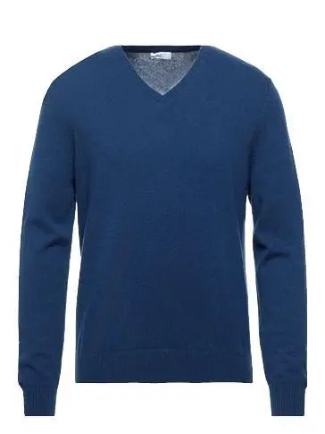 Malo Optimum Wool Cashmere Sweater - Blue