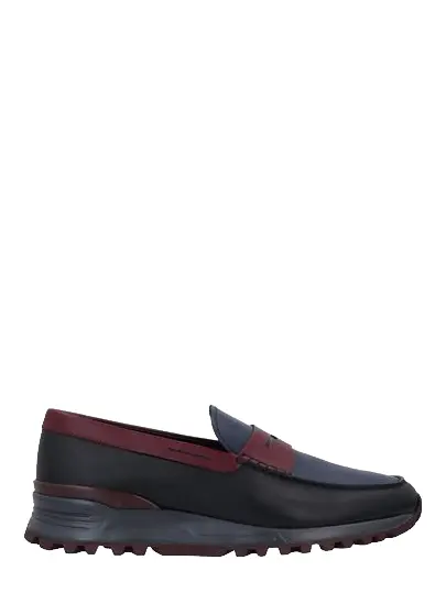 TOD'S Leather Penny Loafers - Black