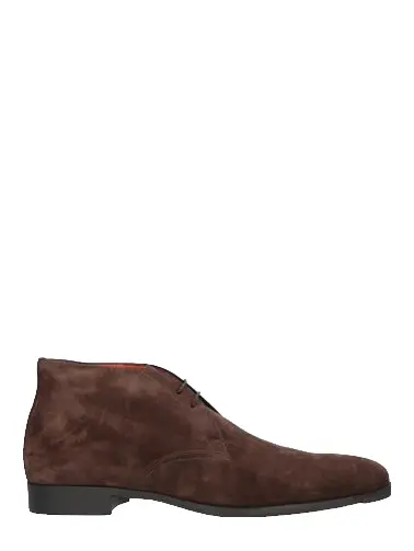 Santoni Soft Leather Ankle Boots - Brown