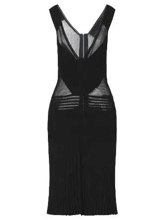 John Richmond Knitted Midi Dress - Black