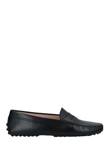 TOD'S Leather Loafers - Black