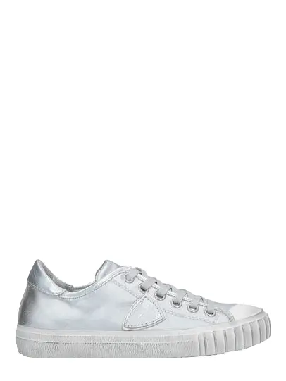 Philippe Model Leather Low-top Sneakers - Silver