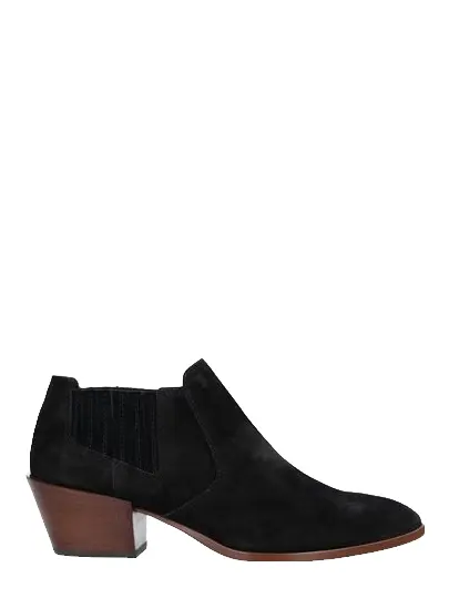 TOD'S Suede Ankle Boots - Black