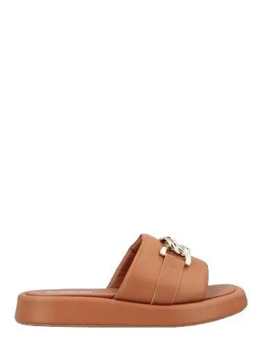 BALDININI Leather Sandals - Brown