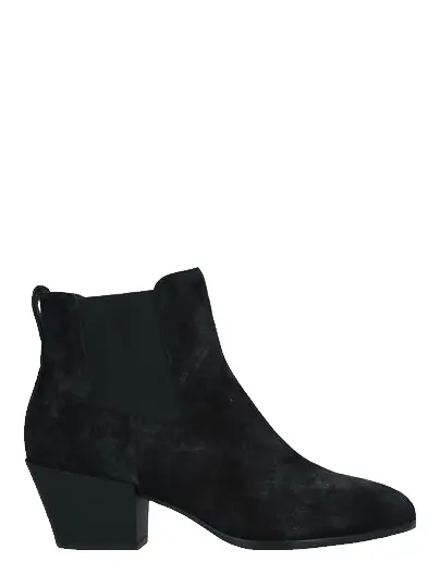 Hogan Leather Ankle Boots - Black