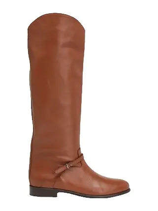 LEONARDO PRINCIPI Leather Knee-high Boots - Brown