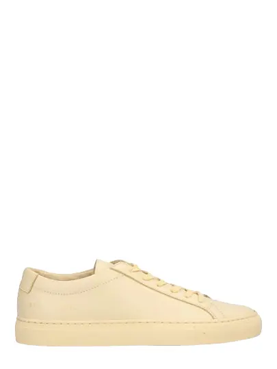 COMMON PROJECTS Leather Sneakers - Yellow