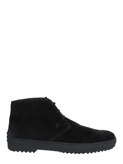 TOD'S Ankle Boots In Soft Leather - Black