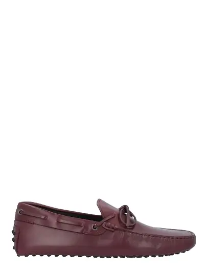 TOD'S Leather Loafers - Purple