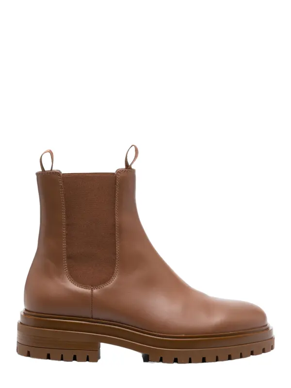 GIANVITO ROSSI Round-toe Ankle Boots - Brown