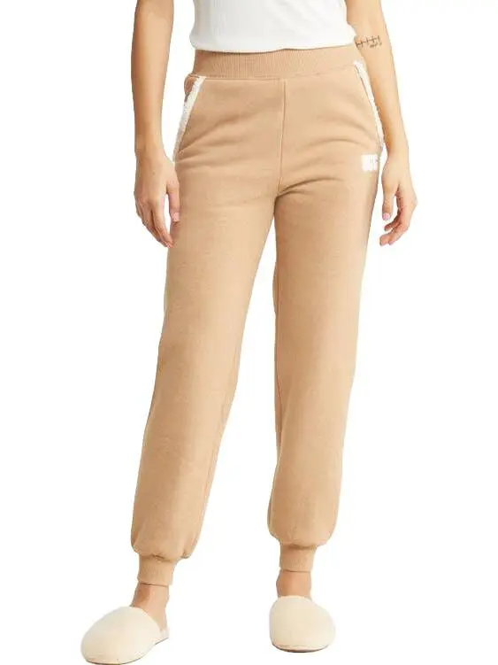 UGG Daylin Bonded Fleece Joggers - Heather Camel