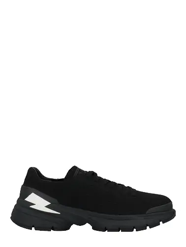 Neil Barrett Textile Fiber Sneakers - Black