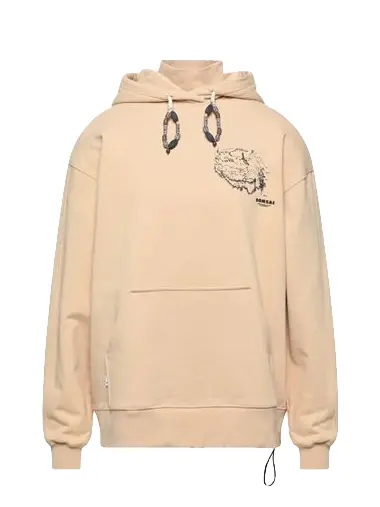 BONSAI Cotton Fleece Sweatshirt - Beige