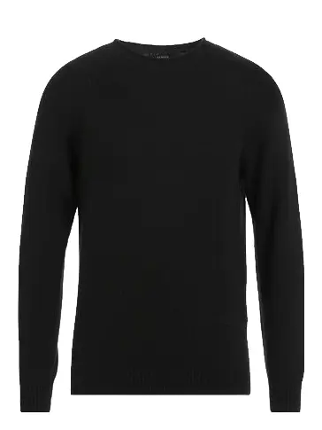 Alpha Studio Solid Knit Sweater - Black