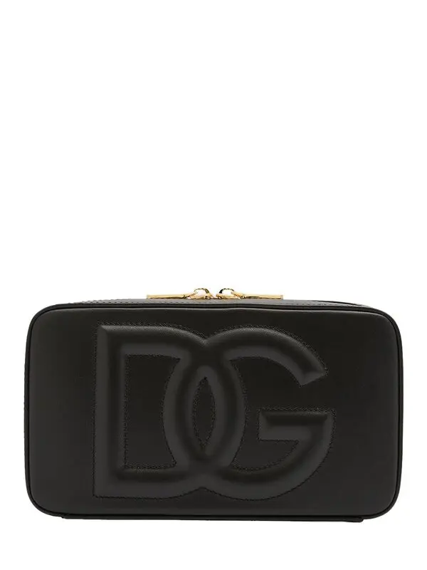 Dolce & Gabbana Dg Logo Leather Clutch - Nero