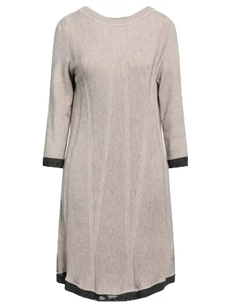 ELISA CAVALETTI BY DANIELA DALLAVALLE Elisa Cavaletti Mini Trapeze Dress - Beige