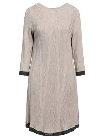ELISA CAVALETTI BY DANIELA DALLAVALLE Elisa Cavaletti Mini Trapeze Dress - Beige