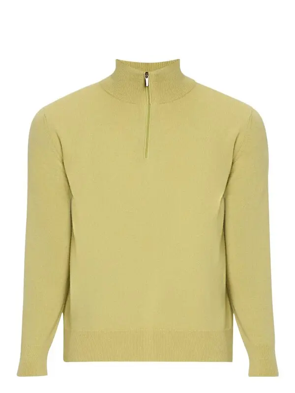 Massimo Alba Cashmere Half-zip Pullover - Assenzio