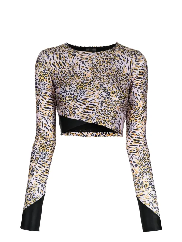DUSKII Crossover Rash Top - Brown
