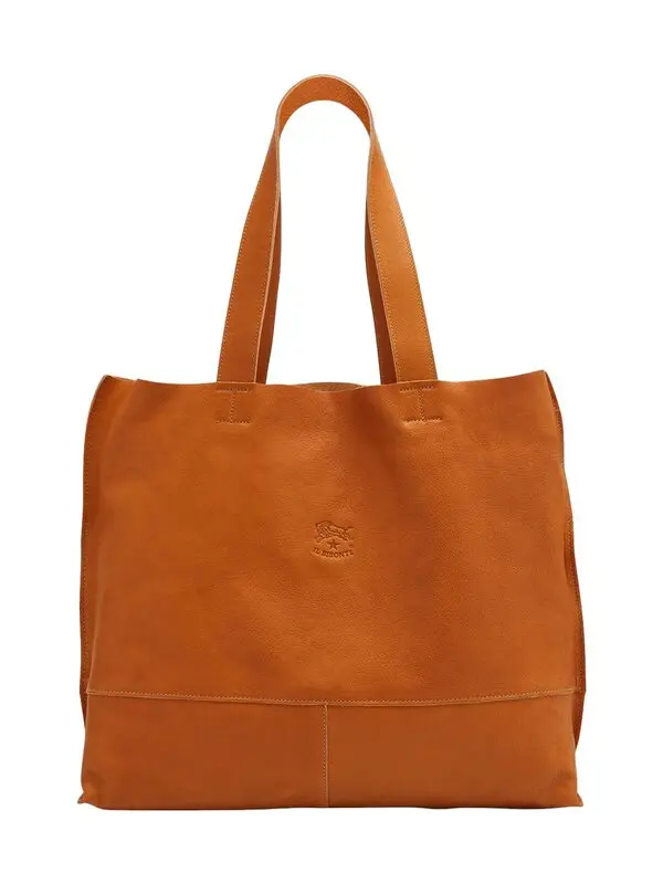 Il Bisonte Valentina Vachetta Leather Tote Bag - Natural
