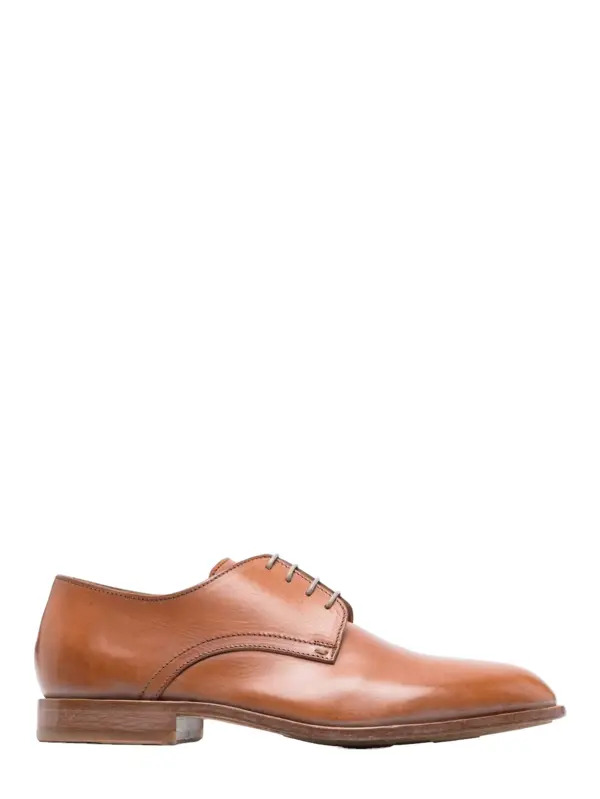 Moma Leather Derby Shoes - Brown