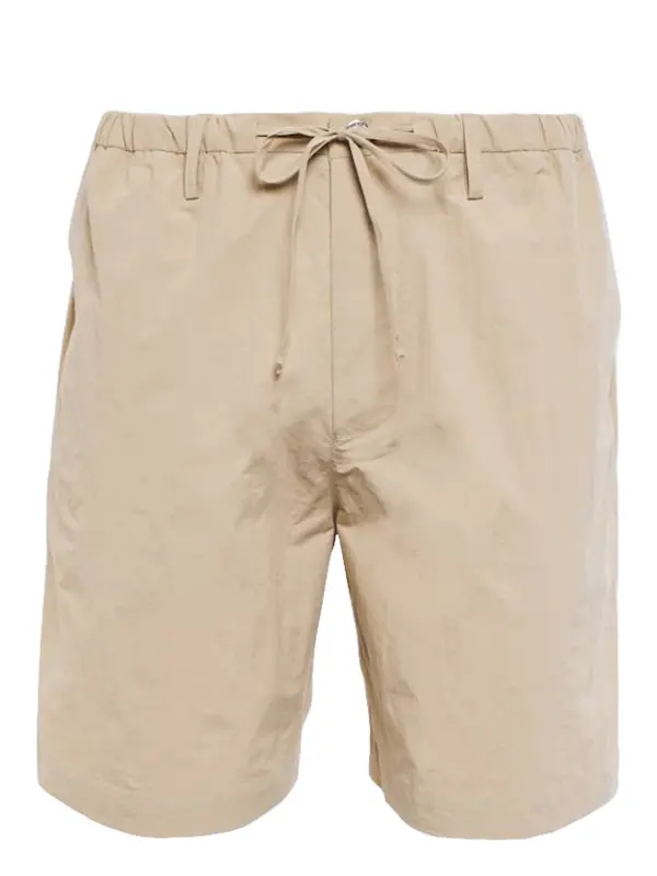 Nanushka Olin Cotton-blend Shorts - Beige