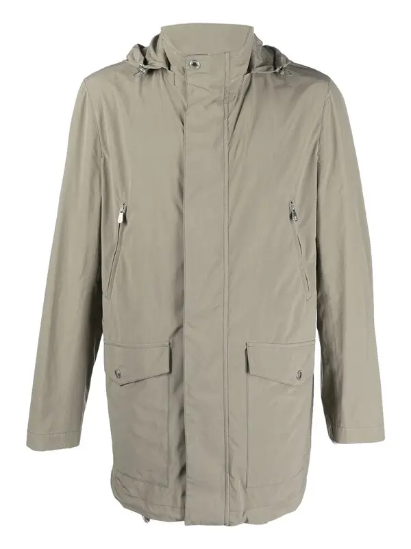 Brunello Cucinelli Hooded Waterproof Jacket - Green