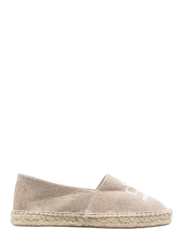 Isabel Marant Canae Logo-embroidered Espadrilles - Neutrals