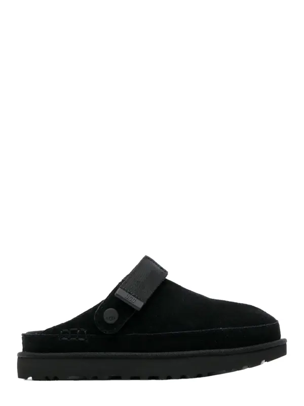 UGG Touch-strap Suede Slippers - Black