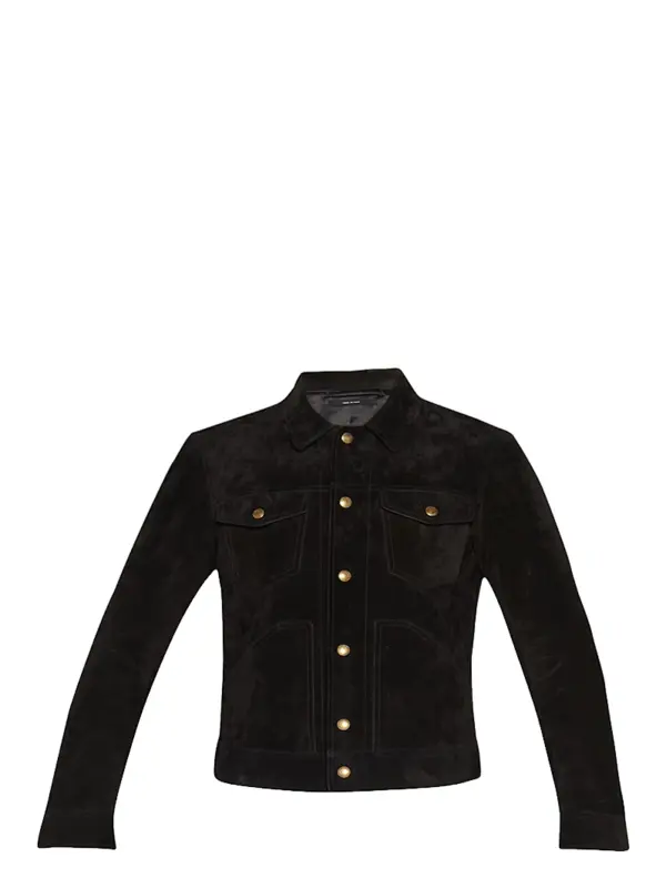 TOM FORD Suede Western Jacket - Black