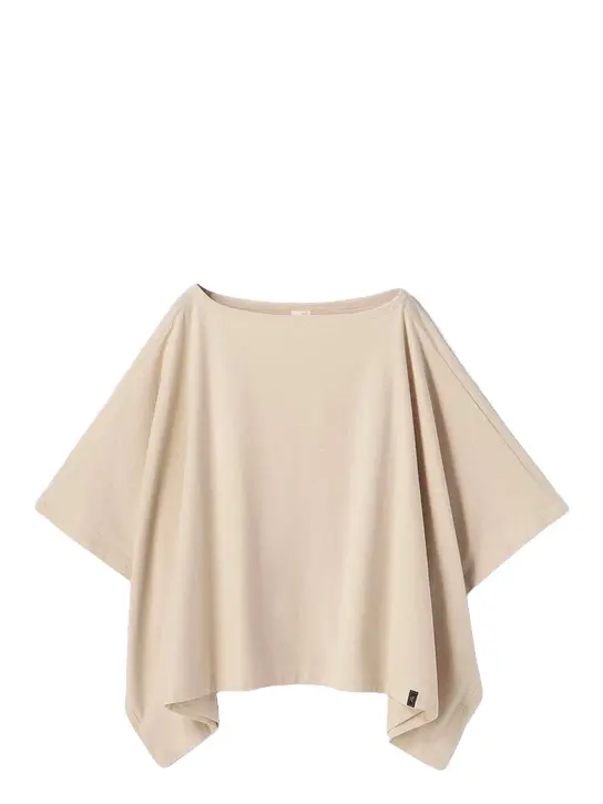 FOO TOKYO Royal Organic Cotton Poncho - Beige