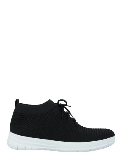 Fitflop High-top Knit Sneakers - Black