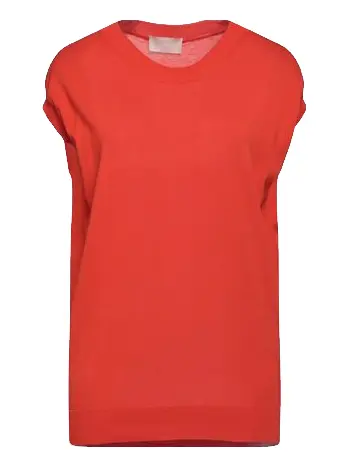 DRUMOHR Knitted Lightweight Cotton Sweater - Orange