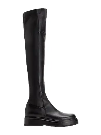 LEONARDO PRINCIPI Ovine Leather Boots - Black