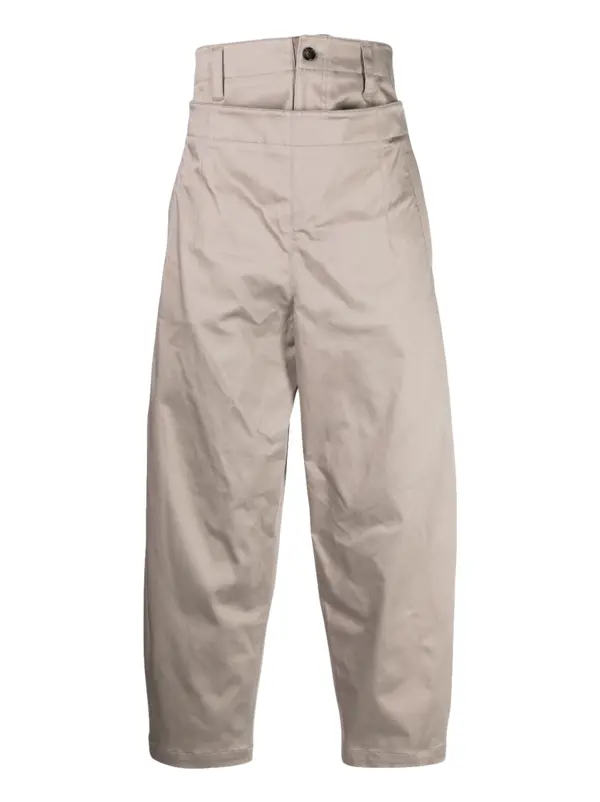 SONGZIO Wide-leg Trousers - Brown