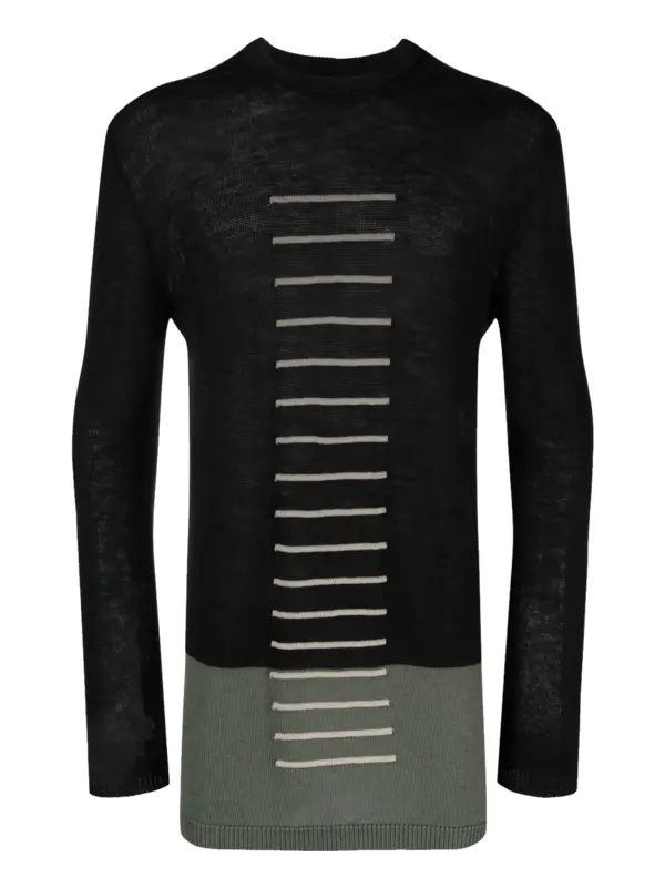 Rick Owens Oversized Round-neck Jumper - Black