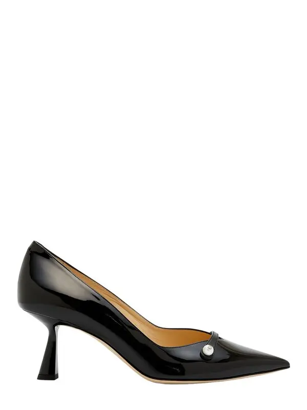 JIMMY CHOO Rosalia Patent Pearly-strap Pumps - Black Black