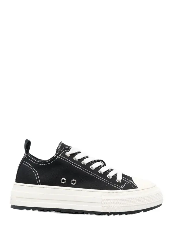Dsquared2 Contrasting-stitch Detail Low-top Sneakers - Black