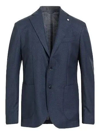 L.B.M. 1911 L. B.m. 1911 Blazer Size Wool - Navy