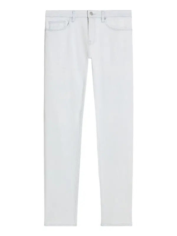 FRAME Slim-fit Faded Denim Jeans - Light Denim