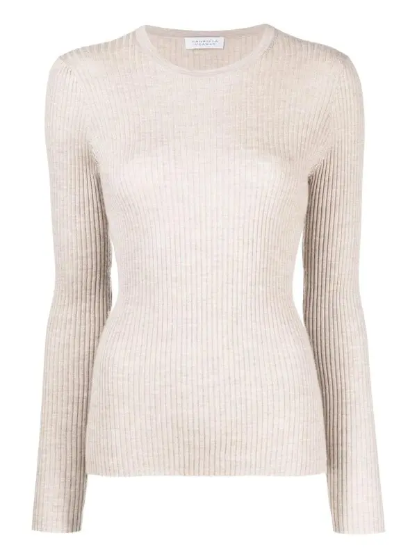 Gabriela Hearst Ribbed-knit Jumper - Brown