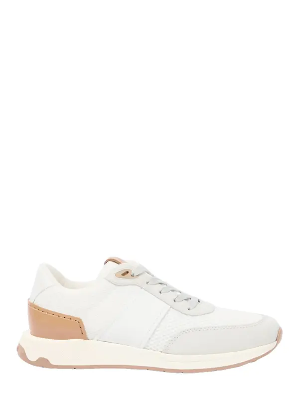 TOD'S Leather-trimmed Sneakers - White