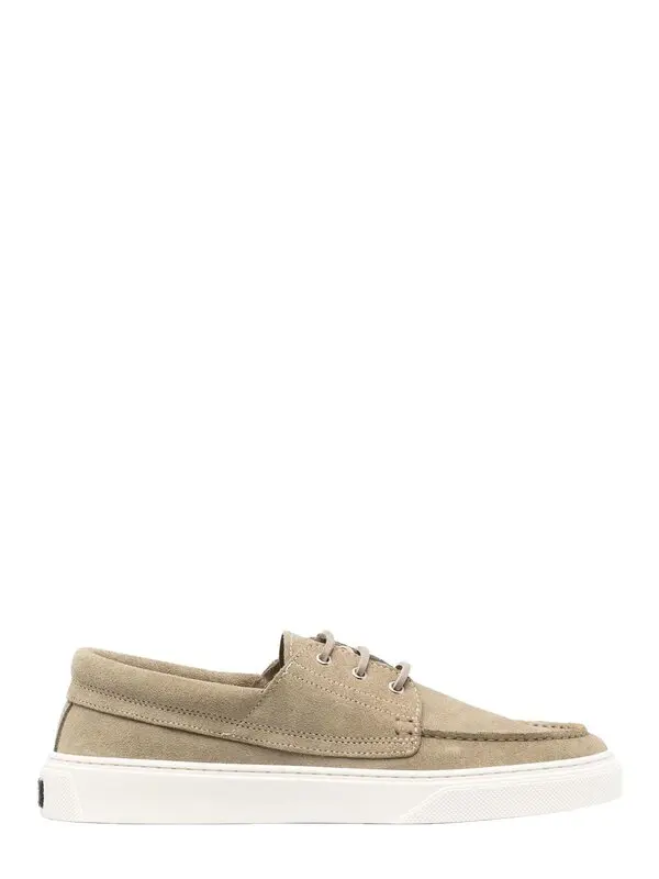 Woolrich Suede Boat Shoes - Neutrals
